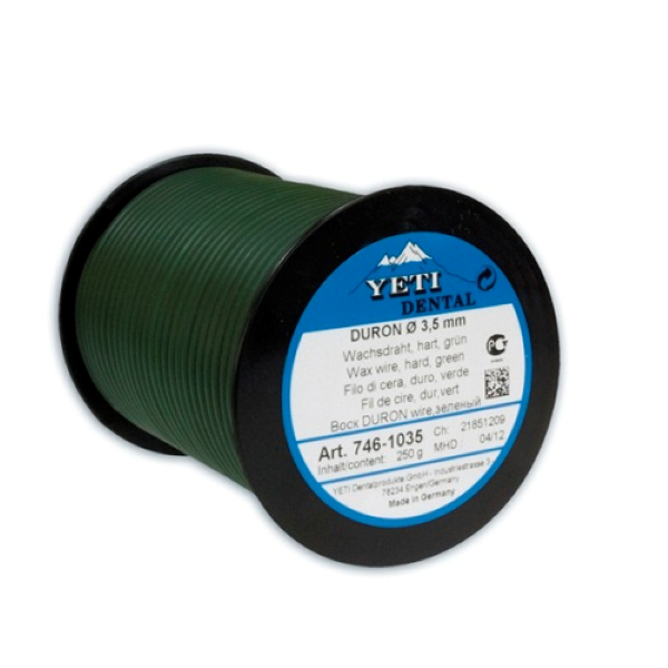 Duron Wax Wire Green, Hard - Ø2.5 mm - Vijai Dental